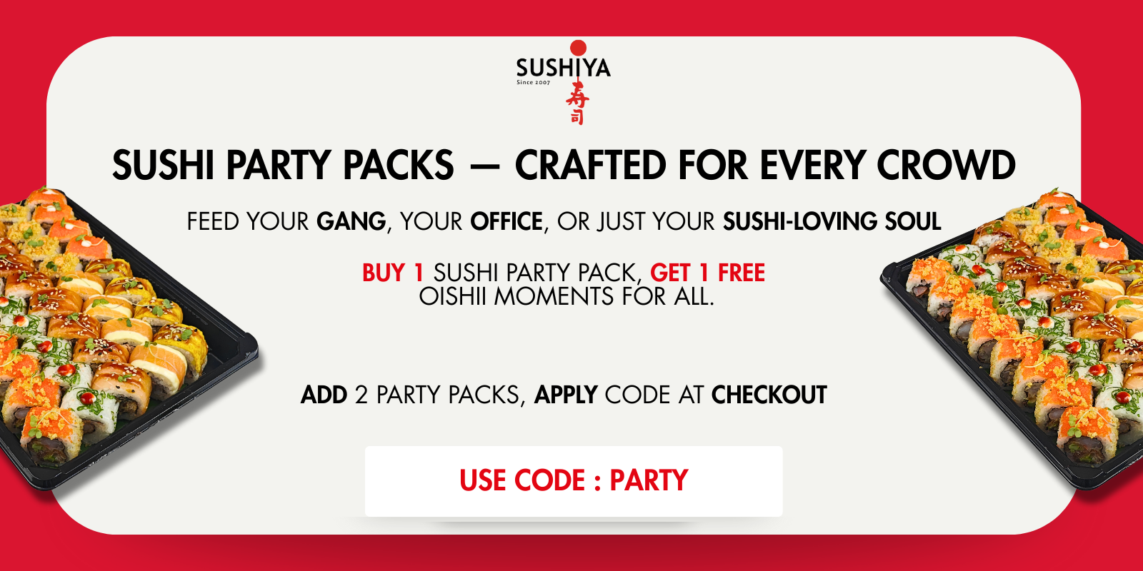 Sushiya - India's First Sushi Delivery Service - Estd. 2007 – Sushiya ...